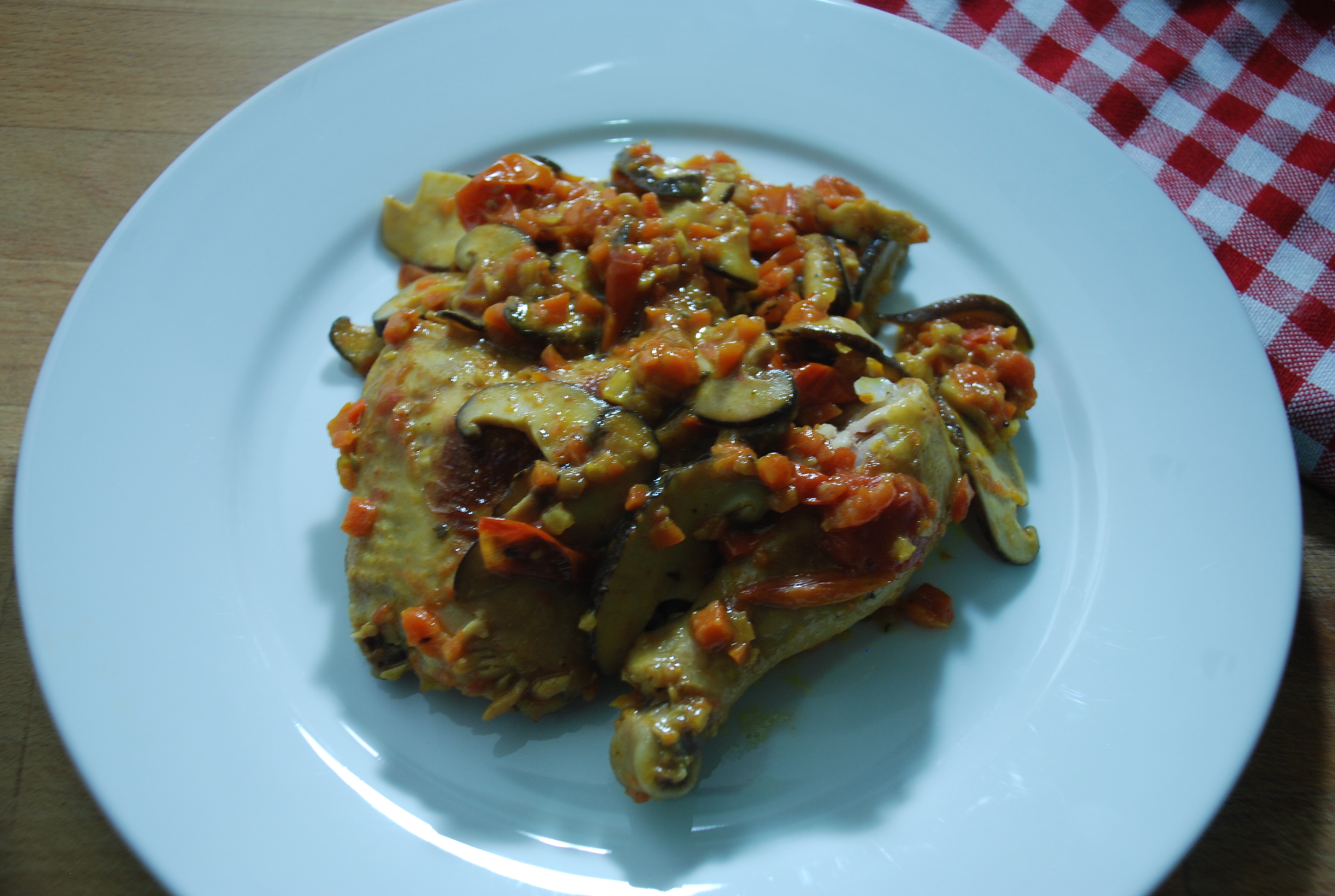 Italian Chicken Mushroom Casserole (Pollo ai Funghi) – Blender & Basil